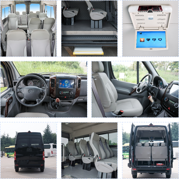 D6 LingTe MINI BUS RY6590 two-doors stock car