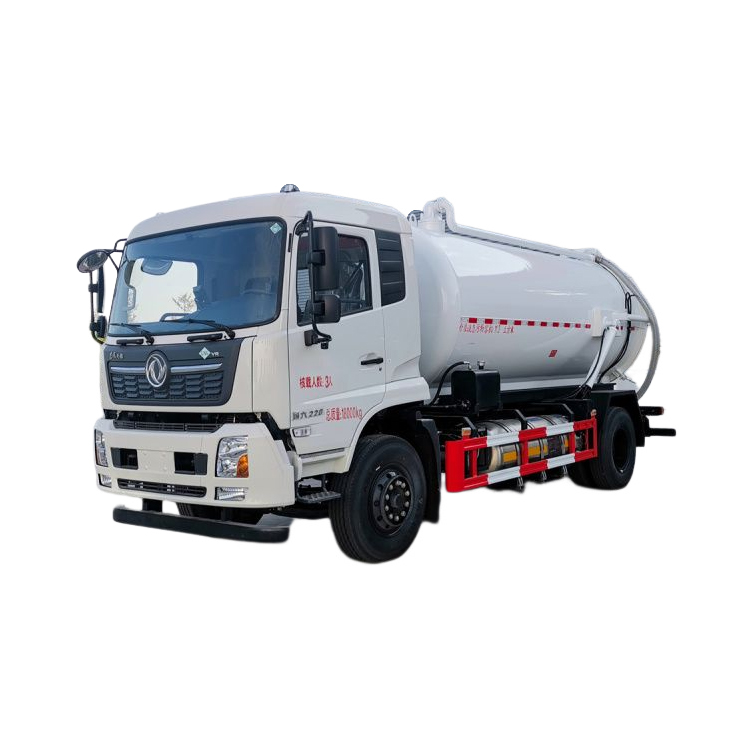Suction sewage tanker truck